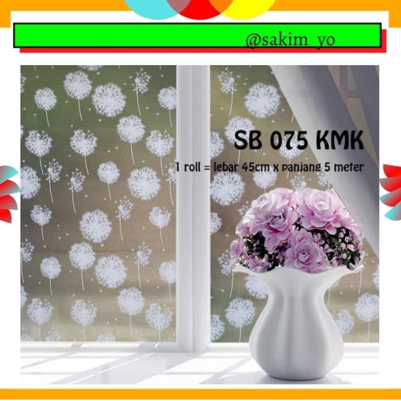 Jual STIKER KACA WALLSTICKER STICKER SETIKER SUNBLAST KACA LEBAR 45CM X ...
