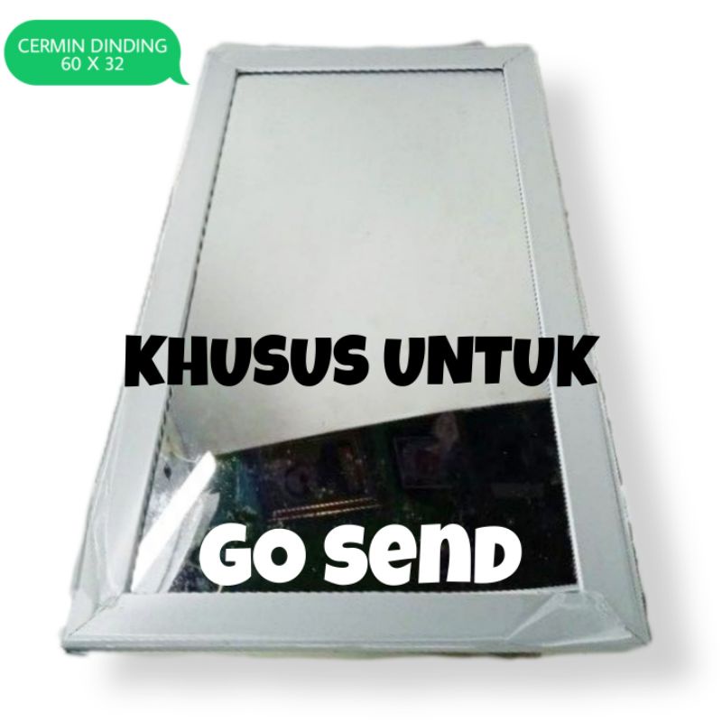 Jual CERMIN DINDING | CERMIN GANTUNG MINIMALIS FRAME FIBER 60 X 32 CM ...