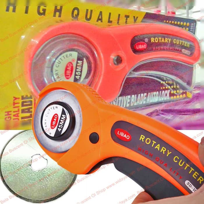 Jual Alat Potong Cutter Pemotong Kain Kulit Cutting 45Mm Libao Bukan ...
