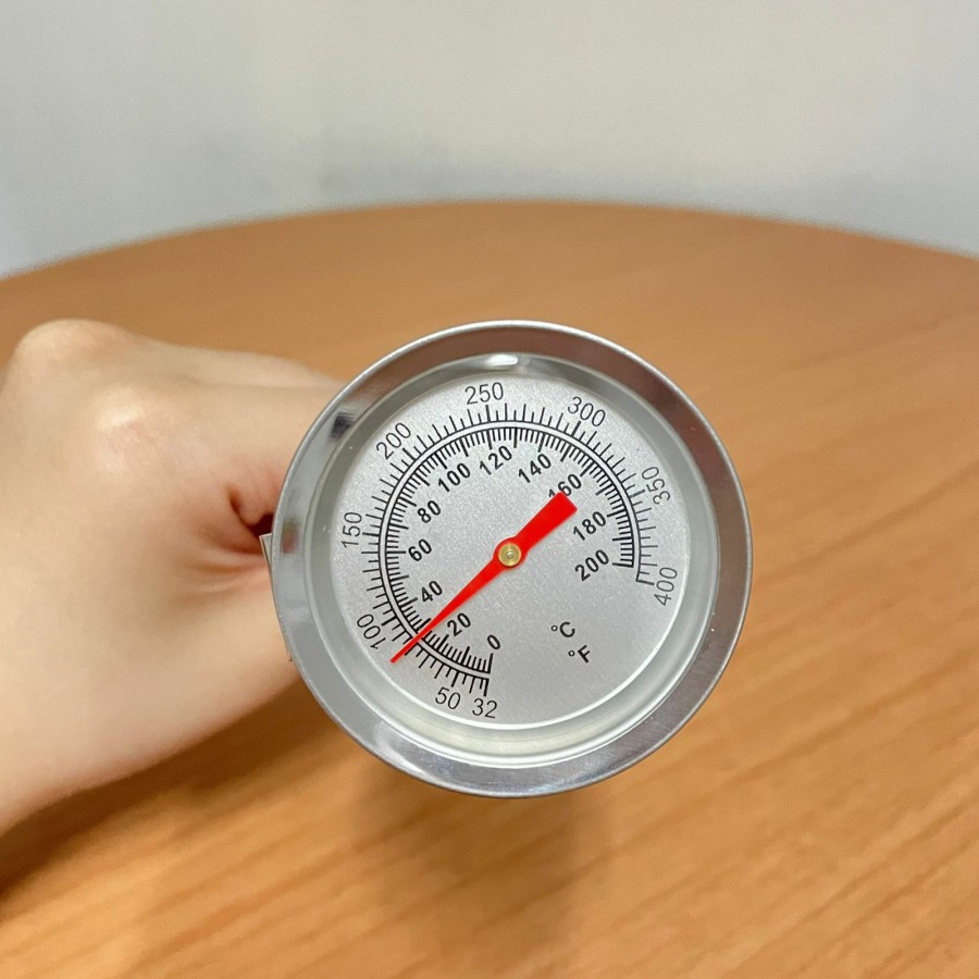 Jual Termometer Masak Ukur Suhu Minyak Kopi Daging BBQ Susu Manual 400C ...