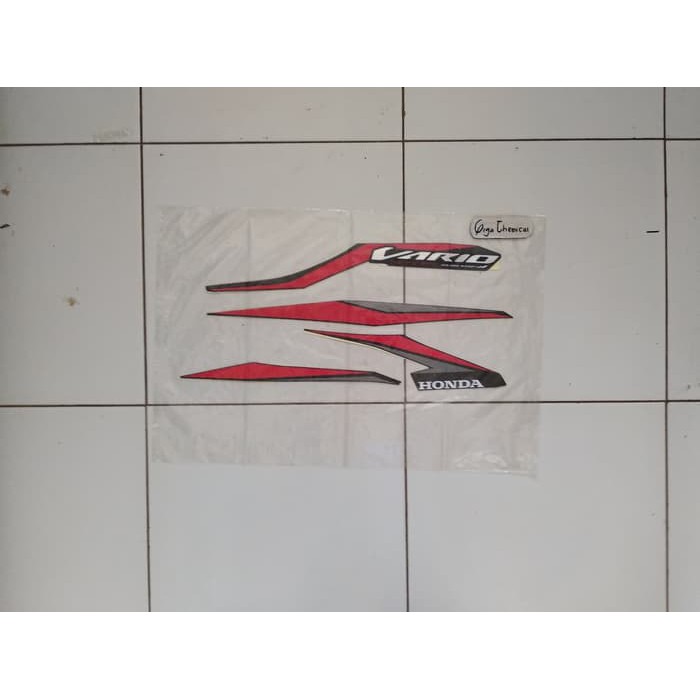 Jual Striping Sticker Lis Vario 125 FI Idling Stop 2018 2019 Hitam ...