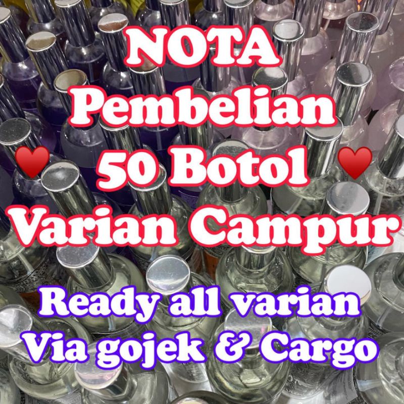 Jual Body mist 50 botol variant mix yah | Shopee Indonesia