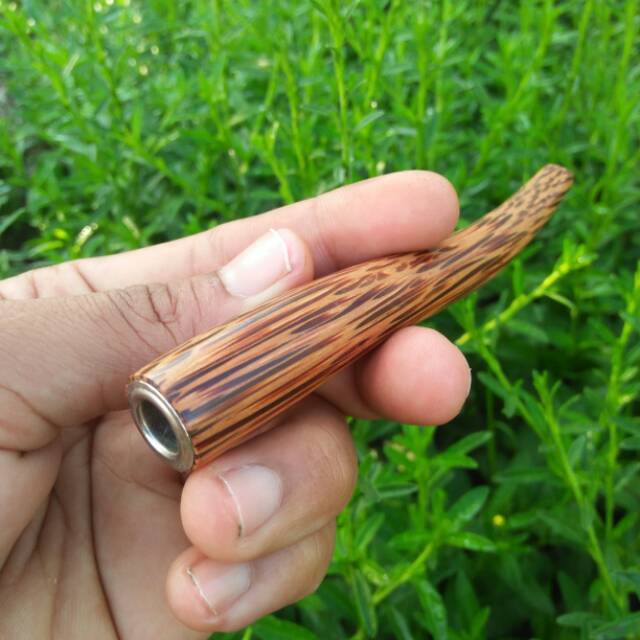 Jual Pipa rokok murah kayu kelapa sulawesi cangklong langka | Shopee ...
