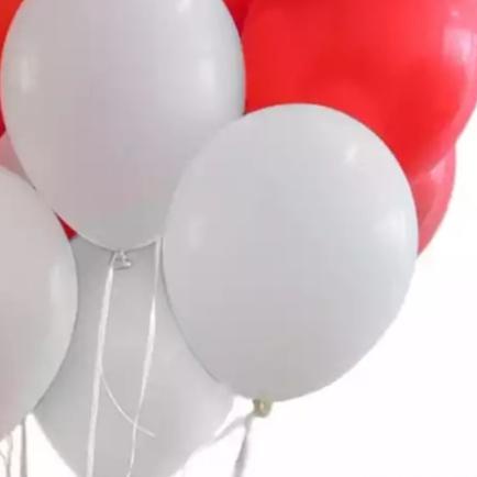 Jual Balon Latex Merah Putih isi 50 pcs metalik doff Dirgahayu RI 17 ...