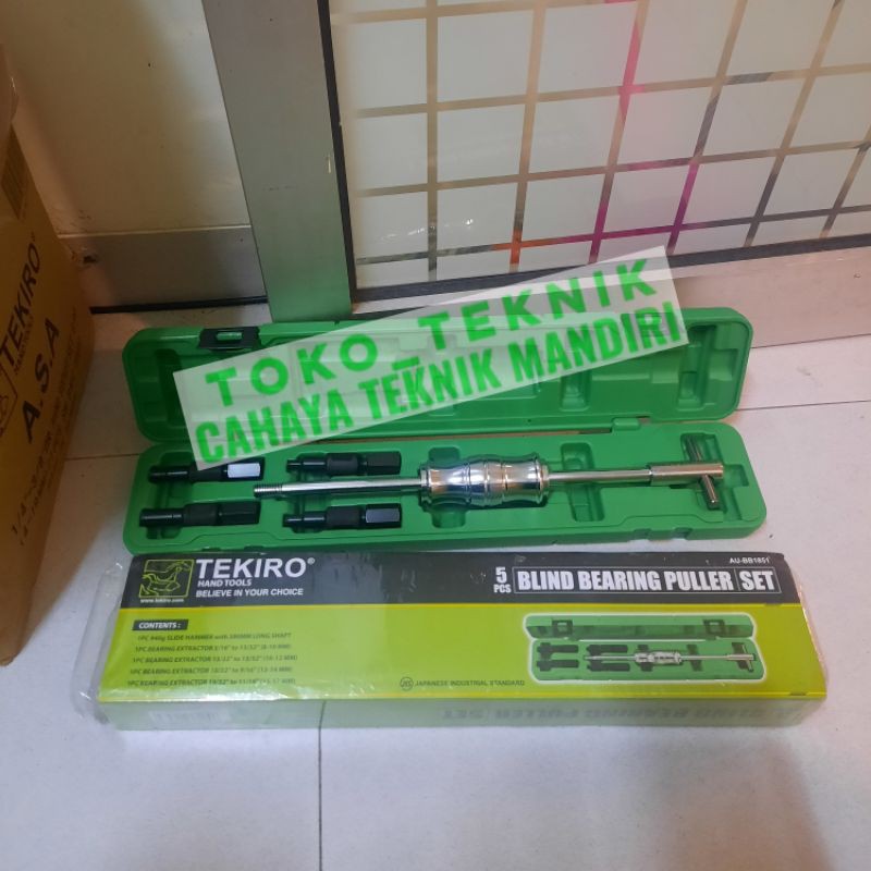 Jual Tekiro Au-Bb1851 Treker As Roda Motor / Blind Bearing Puller Set 5 ...