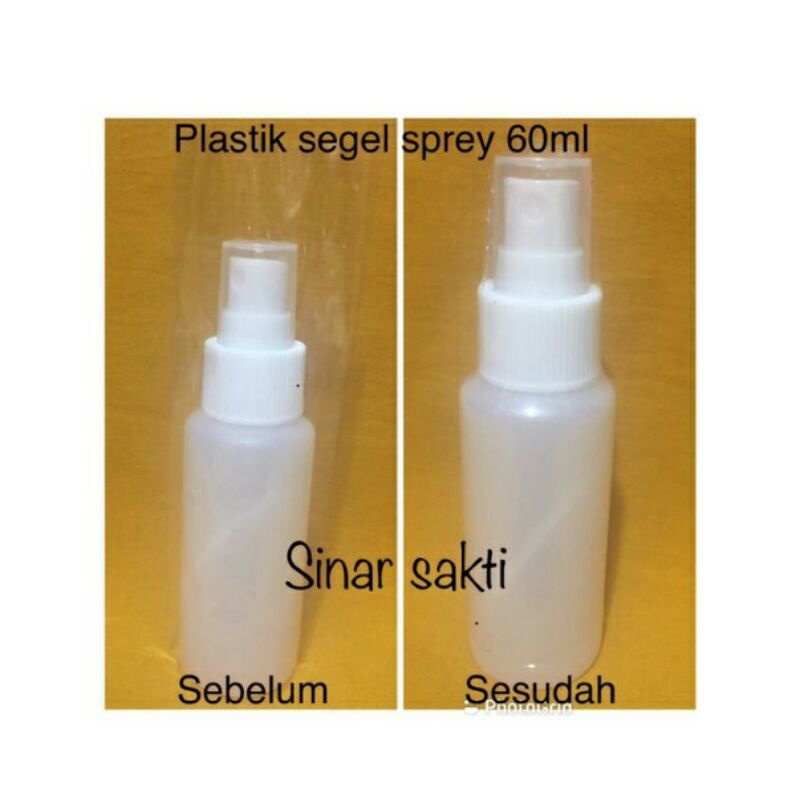 Jual plastik segel botol sprey 60ml(segel full botol & segel tutup ...