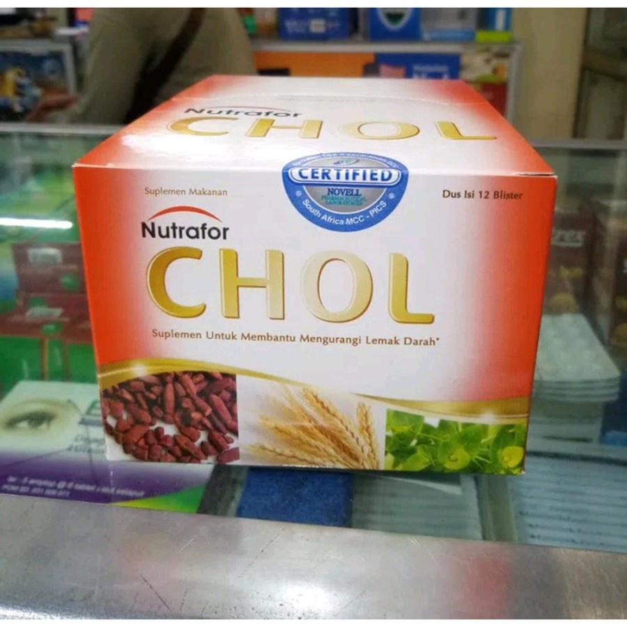 Jual Nutrafor Chol isi 120 kapsul - Penurun Kolesterol Alami - Lemak ...
