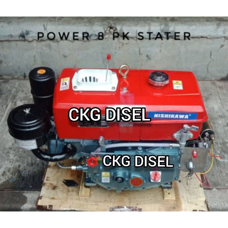 Jual Mesin Penggerak Solar Diesel 8HP Elektrik Stater Nishikawa ...
