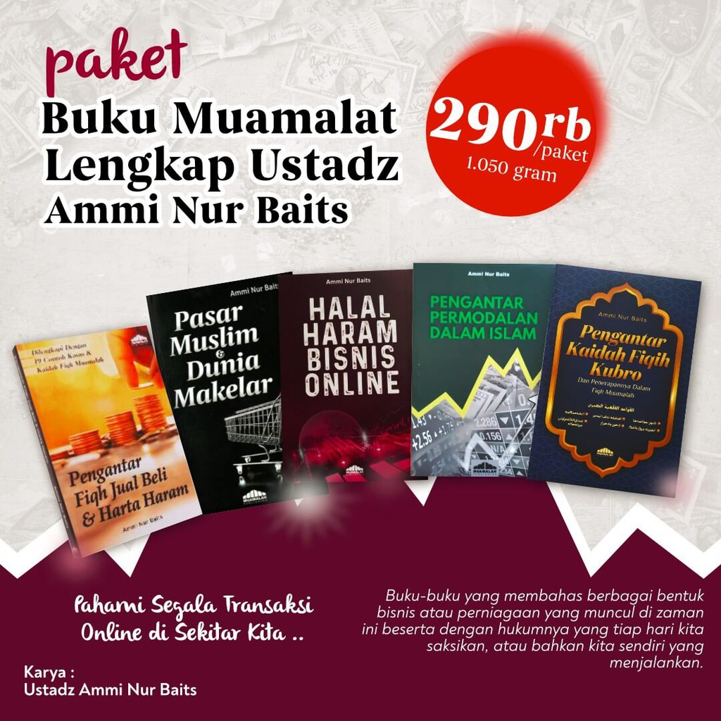 Jual Paket Buku Fikih Muamalat Zaman Sekarang 5 Pcs | Shopee Indonesia