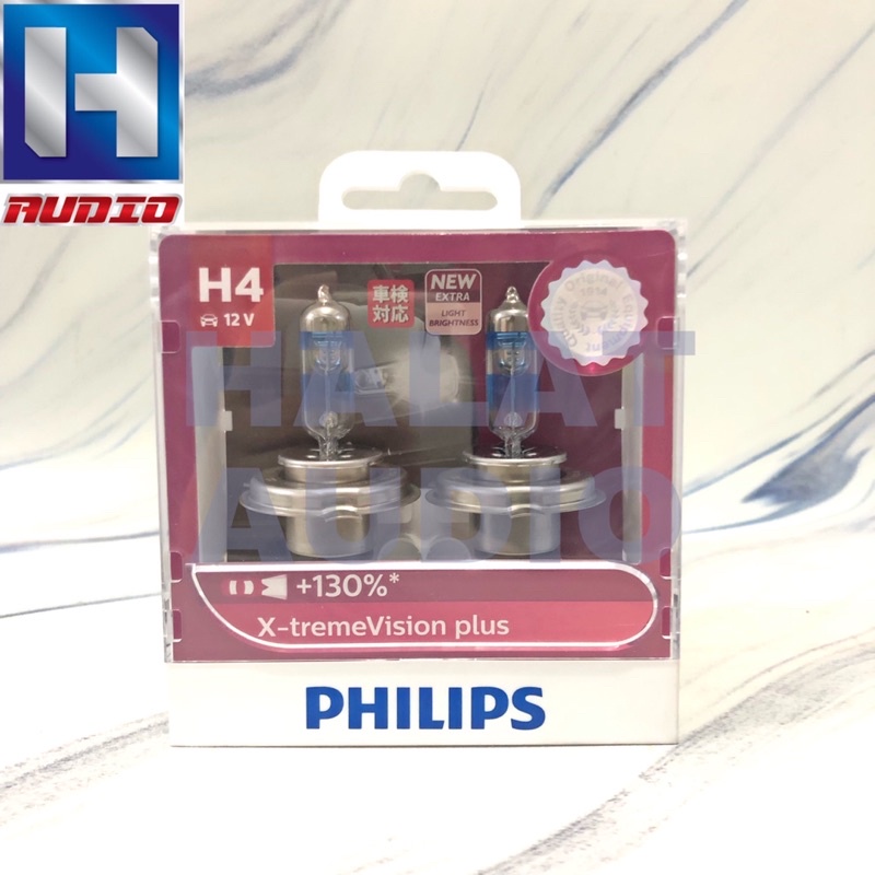 Jual Bola Lampu Halogen Mobil/Motor Philips H4 60/55W X-tremeVision ...