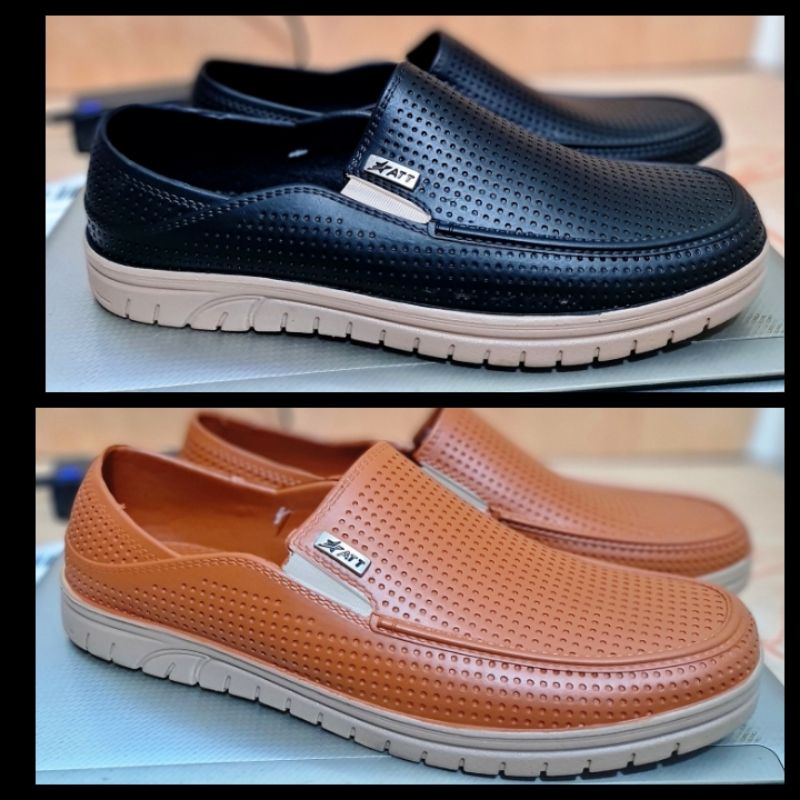 Jual Sepatu slip on pria original pro att sepatu kerja anti air nyaman ...