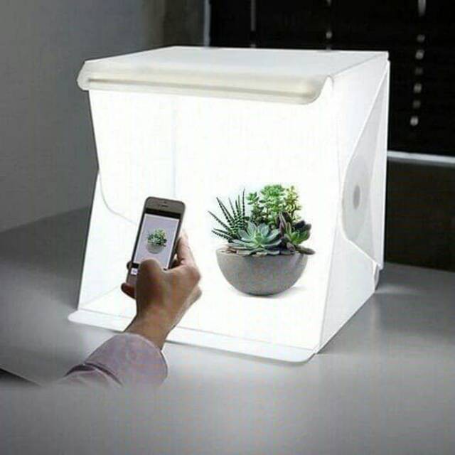 Jual Trend-Mini Photo Studio Termasuk Lampu LED Light Box Mini Foto ...