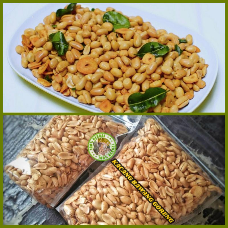 Jual Kacang Goreng Bangkok/Thailand/JUMBO asin standart Bawang/daun ...