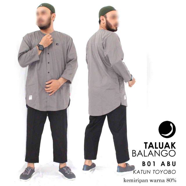 Jual KEMEJA ROSAL TALUAK BALANGO ABU | Shopee Indonesia