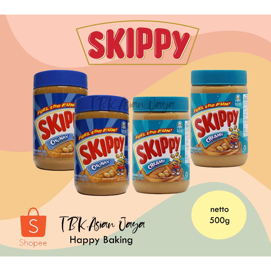 Jual Selai roti - Skippy chunky & creamy 500g | Shopee Indonesia