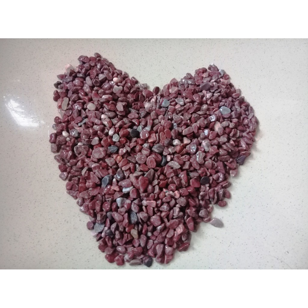 Jual Batu Koral Merah Maron 7-12mm Red Dark Stone Paket 1 Kg | Shopee ...