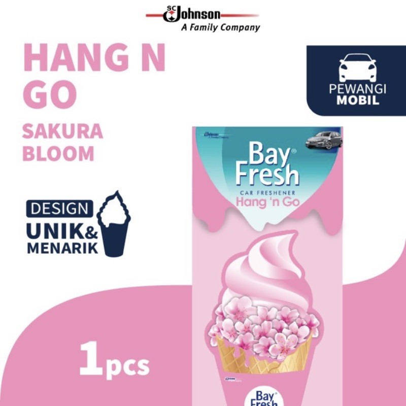 Jual Bayfresh Hang n’ Go Sakura Bloom Pengharum Mobil Parfum | Shopee ...