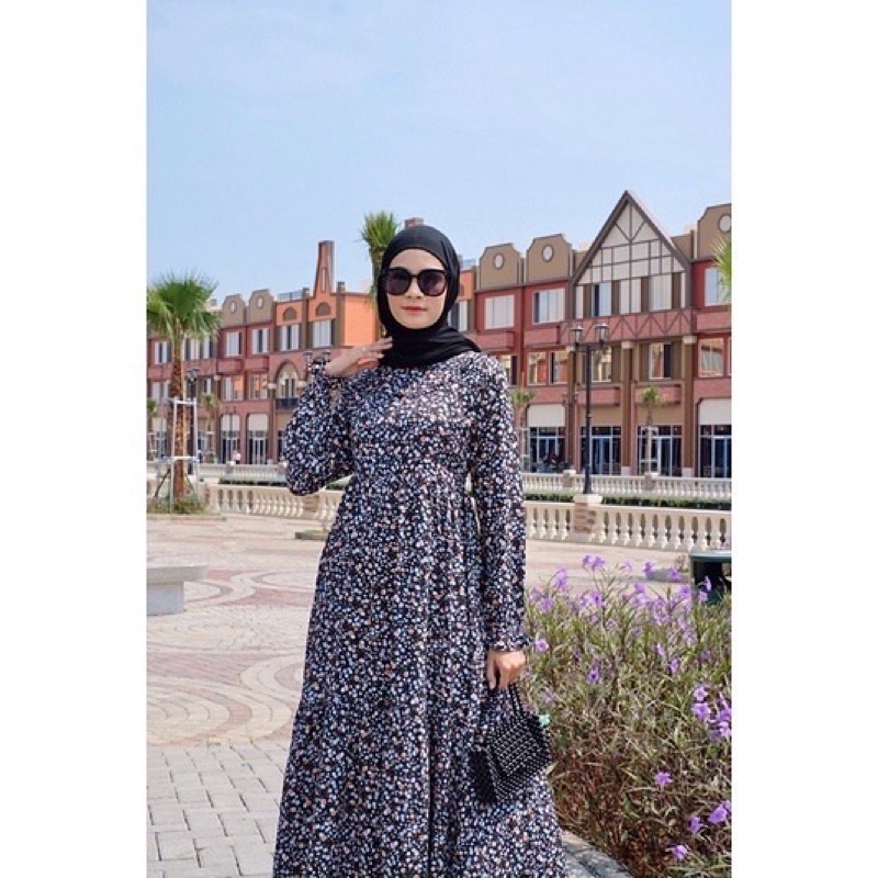 Jual Laiqa Dress by Ounad Outfit | Shopee Indonesia