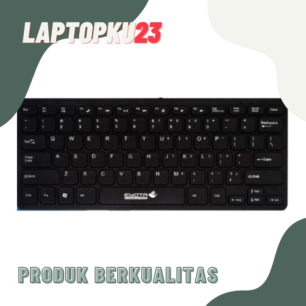 Jual Keyboard Mini S5500 EYOTA Black Hitam | Shopee Indonesia