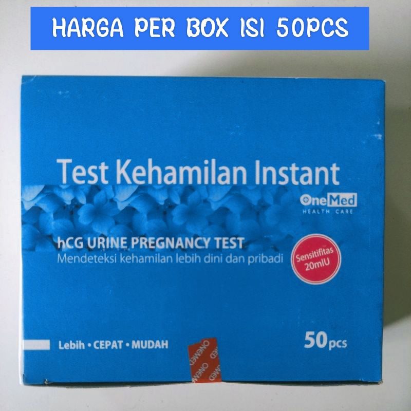 Jual ONE MED TEST PACK TEST KEHAMILAN PER BOX | Shopee Indonesia