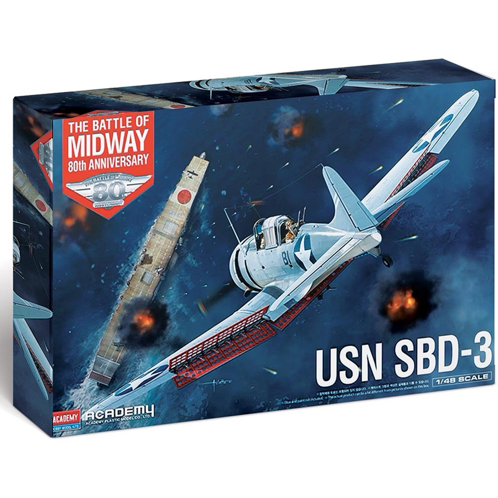 Jual Mainan Rakitan ACADEMY 1/48 USN SBD-3 "Battle of Midway" 12345 | Shopee Indonesia