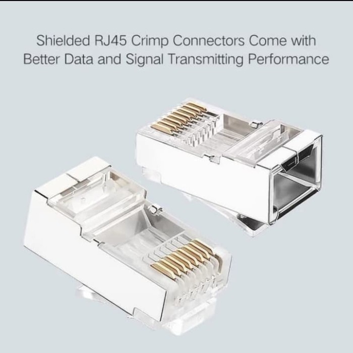 Jual Connector RJ45 Cat5e besi - kepala/konektor LAN Eyota satuan ...