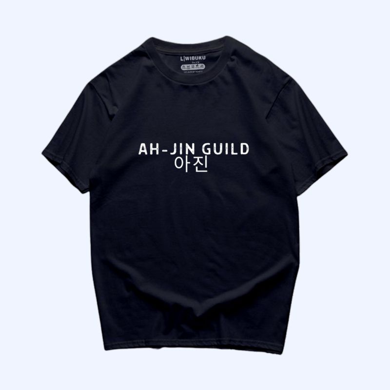Jual WIBUKU Kaos Anime Manhwa Solo Leveling Ah-Jin Guild | Shopee Indonesia