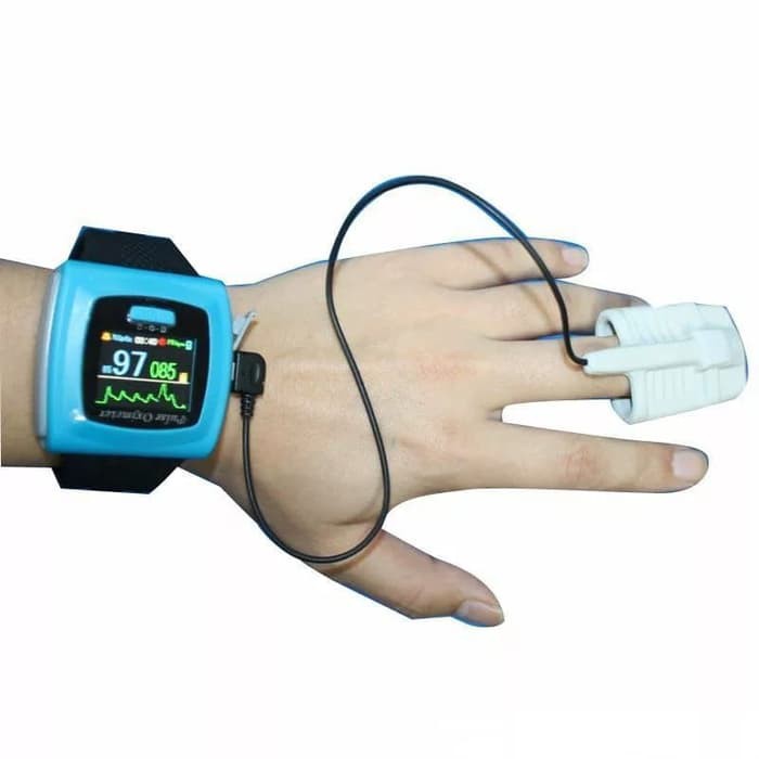 Jual BEST Wrist pulse oximeter Fingertip Color SpO2 Probe Software ...
