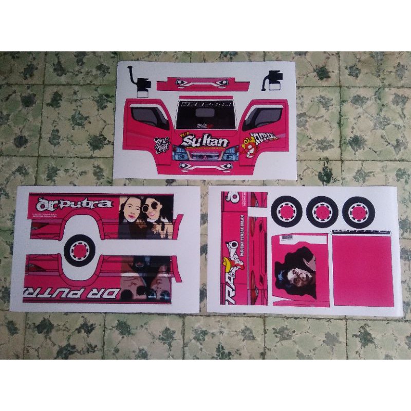 Jual Lembaran PaperCraft L300 Sultan Mboiss DR Putra Ukuran Jumbo/Besar ...