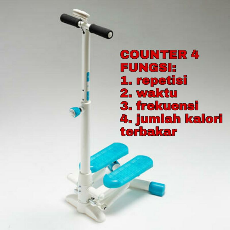 Jual ALAT OLAHRAGA GYM FITNESS FITNES STEPPER STEP KICK FOOT MS 120 ...
