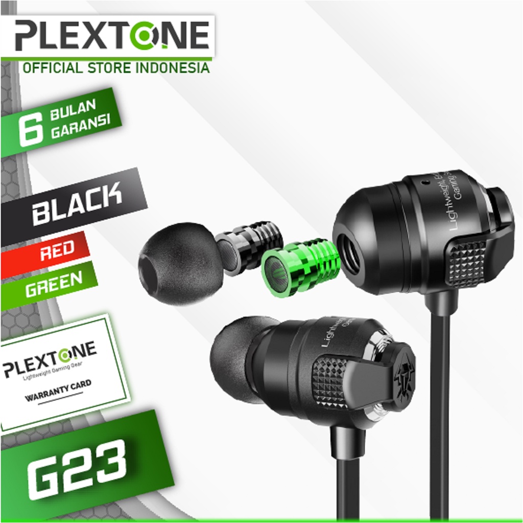 Jual Plextone G23 Earphones In-Ear Gaming Headset Gaming | Shopee Indonesia