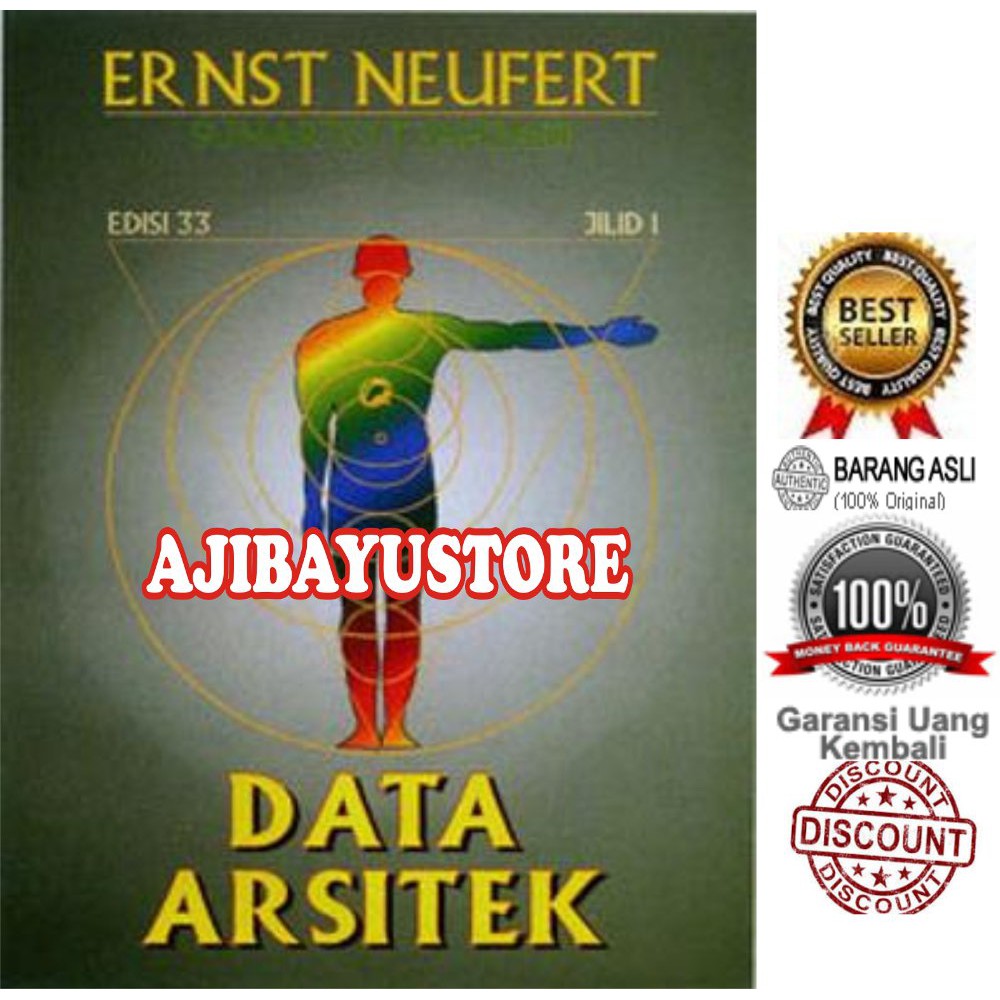 Jual BUKU DATA ARSITEK JILID 1 EDISI 33 ERNST NEUFERT Sunarto Tjahjadi ...