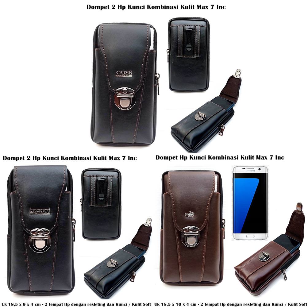 Jual Dompet Hp Pria Combi Kulit Key Kulit Max7 Big Size | Shopee Indonesia
