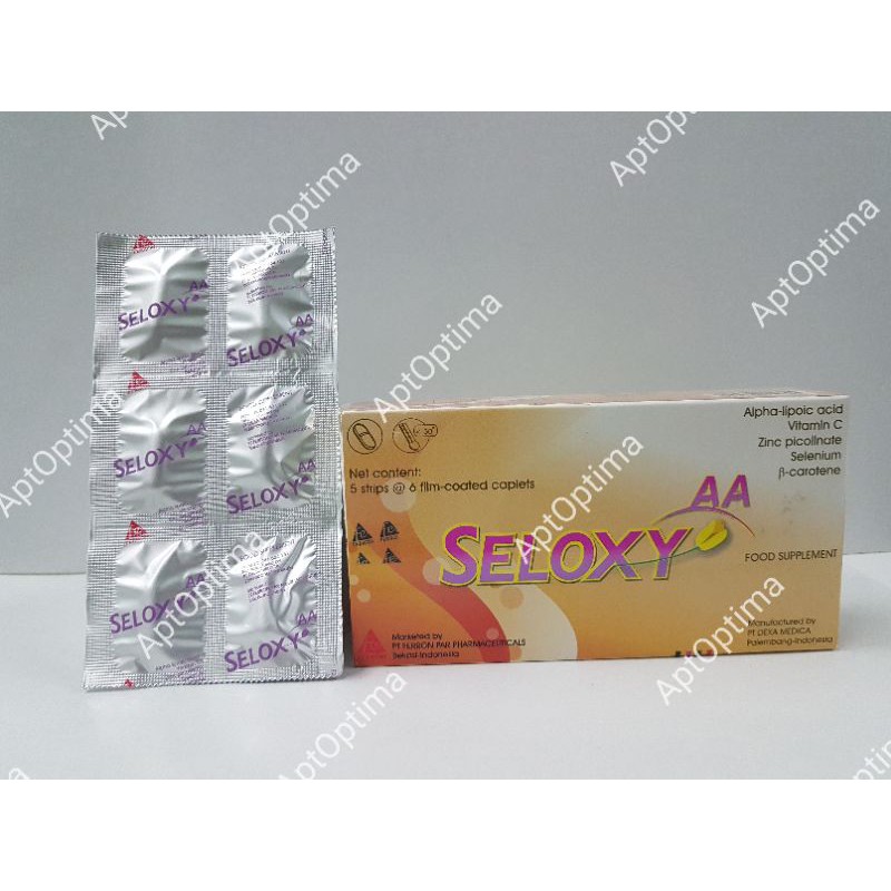 Jual SELOXY AA 1 box isi 30 tablet | Shopee Indonesia