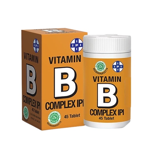 Jual Vitamin B Kompleks IPI ISI 45 Vitamin IPI B complex Vitamin B1 Vitamin B6 Vitamin B12 ...