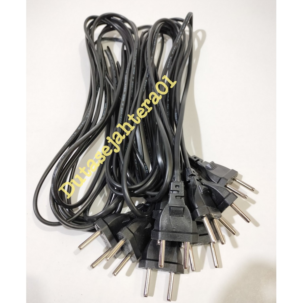 Jual KABEL AC JACK AC KABEL STEKER KABEL LISTRIK JACK BUNTUNG DS ...