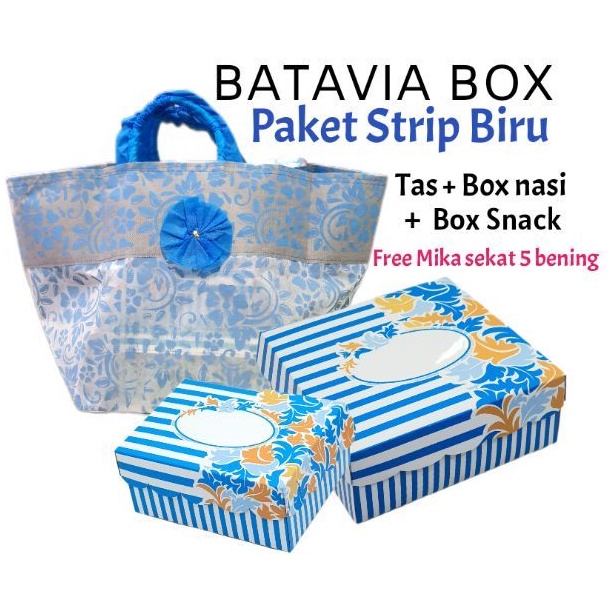Jual Paket Goodie Bag Blue Strips | Shopee Indonesia