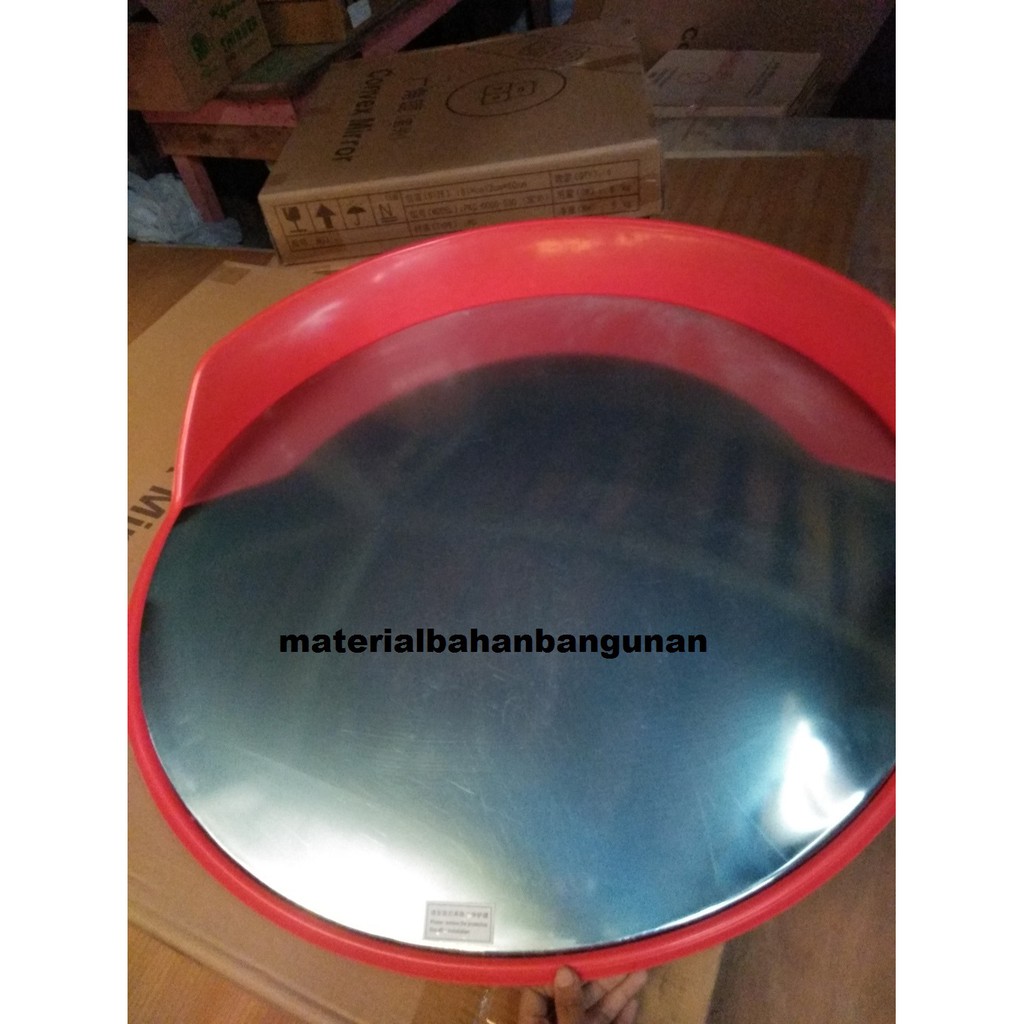 Jual convex mirror 80 cm out door bulat spion jalanan lalu lintas ...