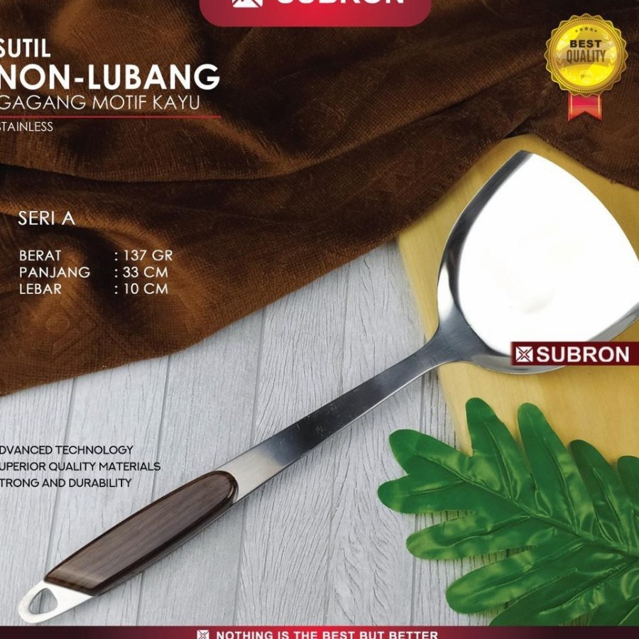 Jual Sodet Gagang Motif Kayu Coklat Bahan Stainless Steel Awet Tebal ...
