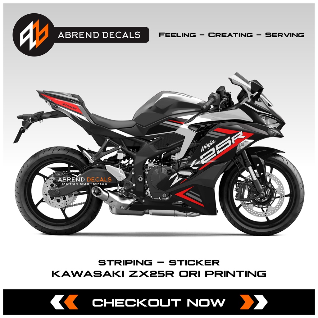 Jual Decal Striping ZX25R SE Livery 2022 / Stiker Motor Kawasaki Ninja ...