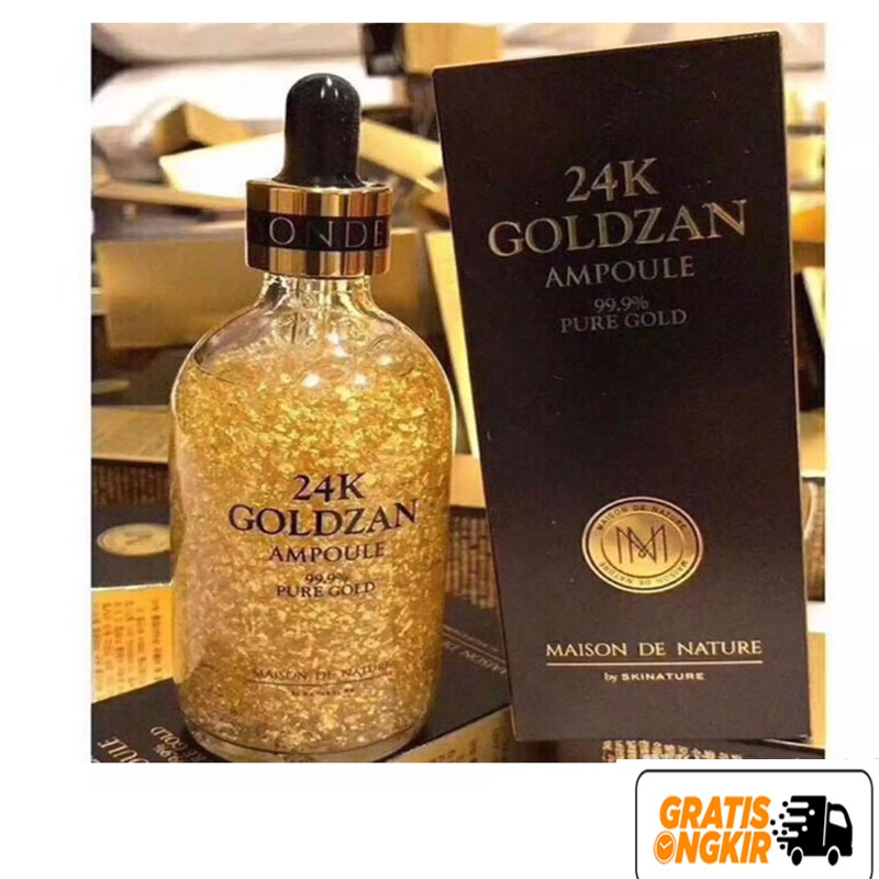Jual Serum EMAS 24k Goldzan 99,9% Pure Gold | Shopee Indonesia