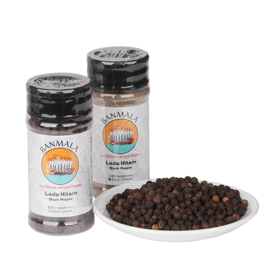 Jual Lada Hitam Super Premium 55g Botol Siap Pakai Banmala Spices ...