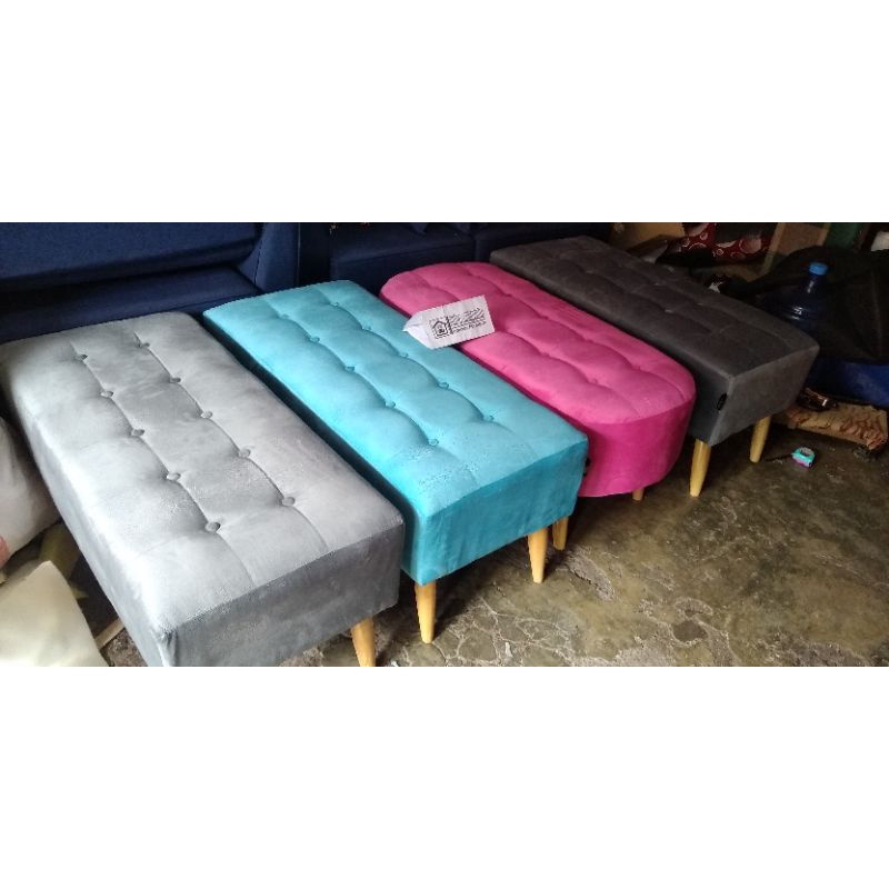 Jual 100x45x45 cm Sofa minimalis aesthetic sofa panjang bench stool ...