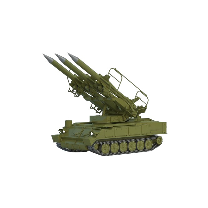 Jual DIY Papercraft 2K12 Kub SA-6 Gainful Mobile STA Missile System ...