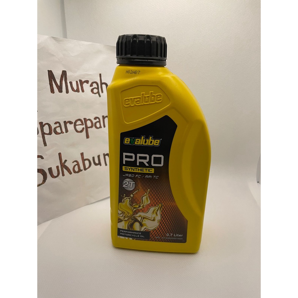 Jual Oli samping Motor 2T EVALUBE 2T PRO SYNTHETIC Low smoke 700ml ...