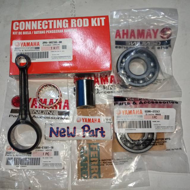 Jual paket stang seher (2PH) mio m3/mio z 125/mio s/fino 125/soul gt 125/x ride 125/prego/Mio ...