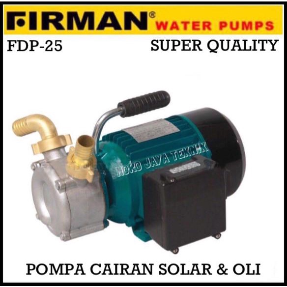 Jual Pompa Cairan Kental Firman FDP-25 Pompa Solar Dan Oli | Shopee ...
