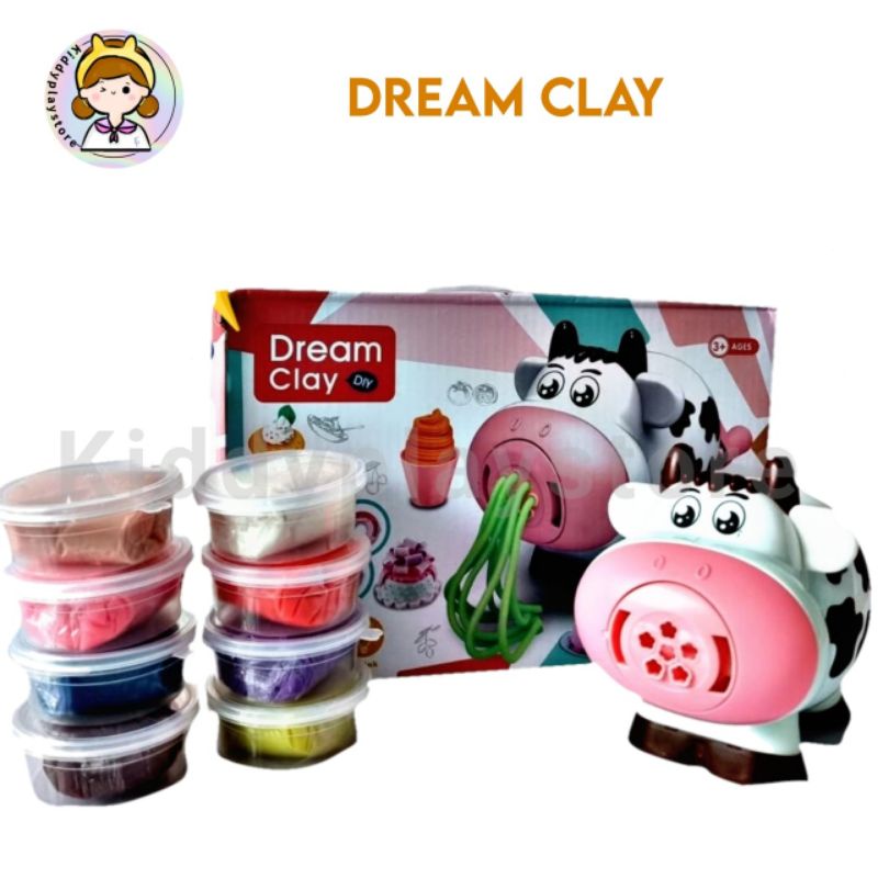 Jual Mainan Plastisin Anak / Mainan dream clay cow / Mainan clay tanah ...