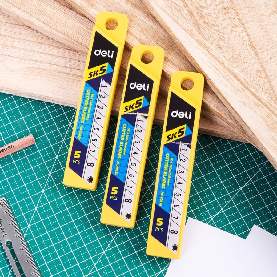 Jual Deli | Isi Cutter Besar 100 x 18 x 0.5 mm | 40650 | Shopee Indonesia