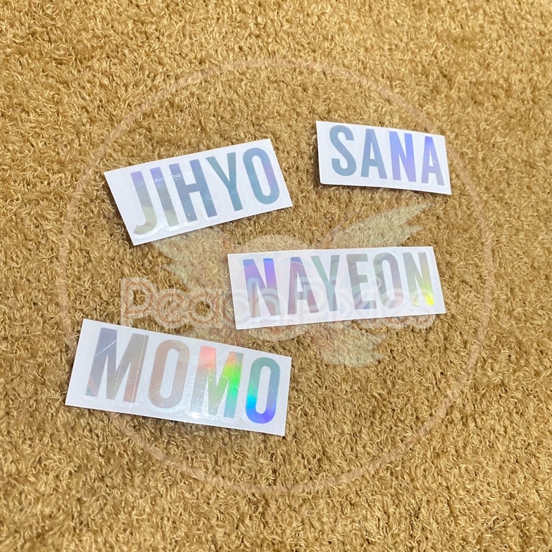 Jual Stiker sticker kpop murah TWICE jihyo nayeon sana momo | Shopee ...